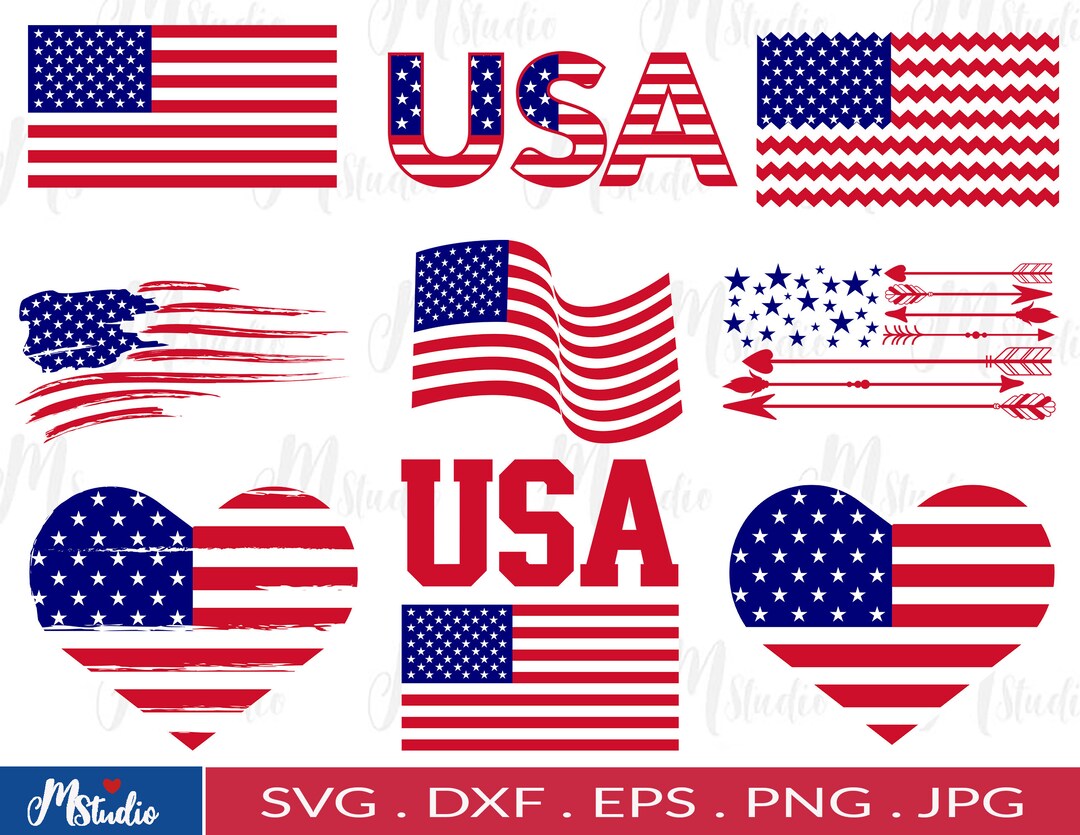 American Flagsvg, 4th of July Svg, Distressed Flag , Patriotic,svg ...