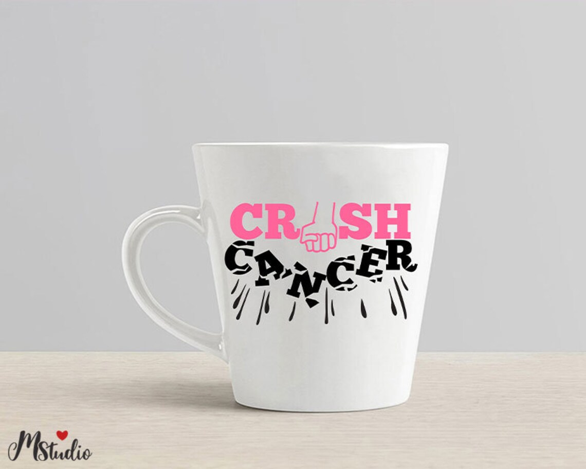 Crush Cancer, Breast Cancer, SVG Digital File, Cancer Survivor Svg ...