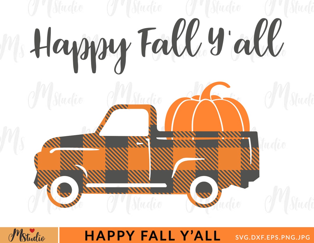 Fall Truck Svg, Fall Pumpkin Truck, Fall Svg, Autumn Svg, Pumpkins Svg ...