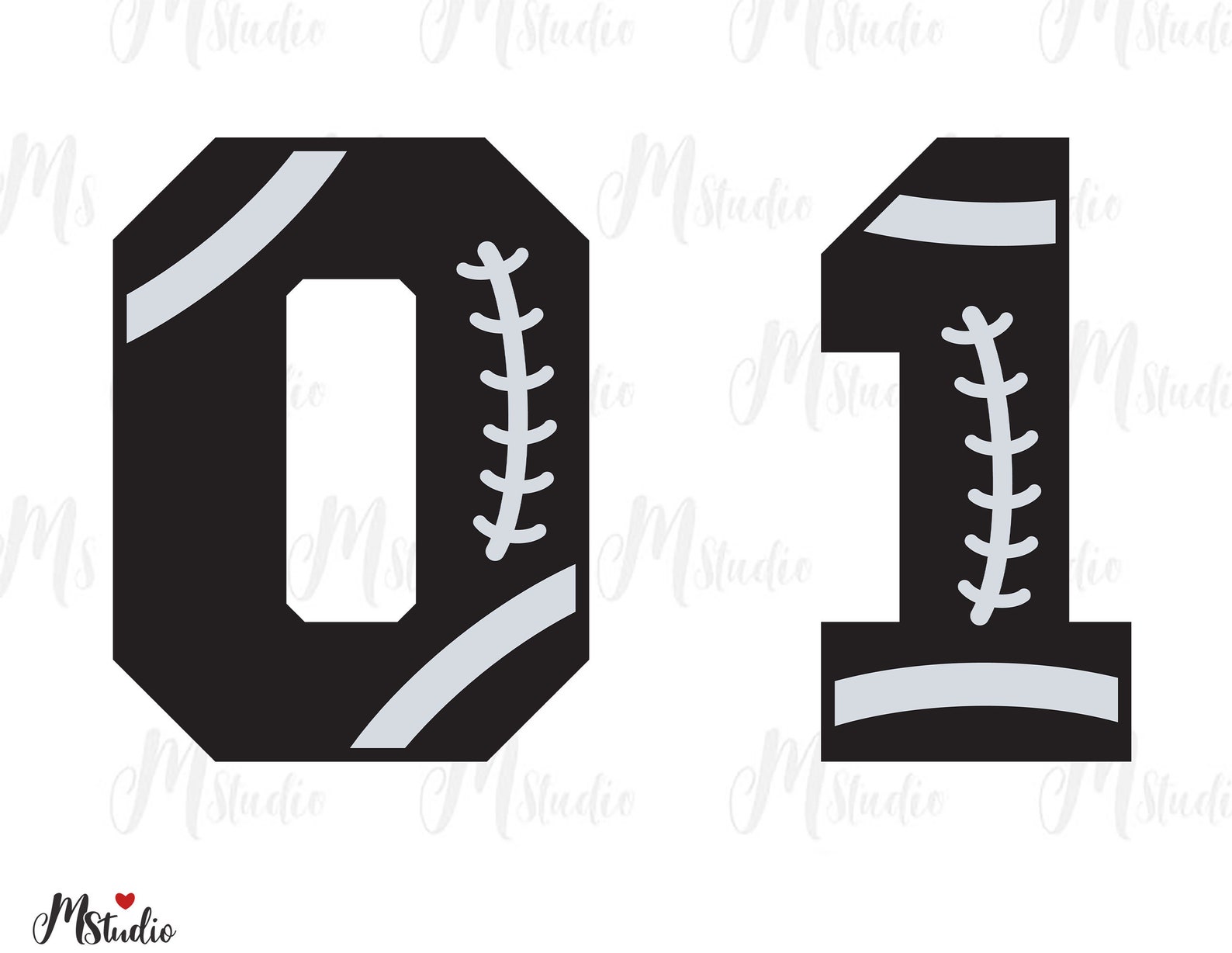 Football Player Numbers Svg Bundle, Football Svg, Football Number Font ...