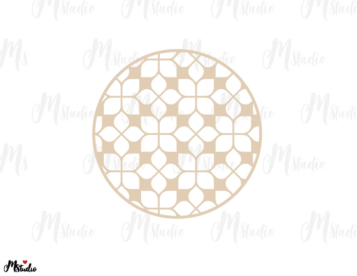 Rond patroon svg Circle Patterns Svg Sleutelhanger - Etsy Nederland
