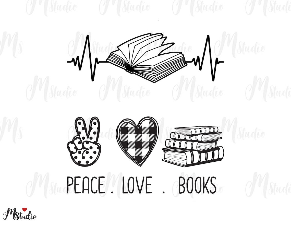 Reading SVG Bundle Book Lover Svg Bundle Book Svg Books SVG - Etsy