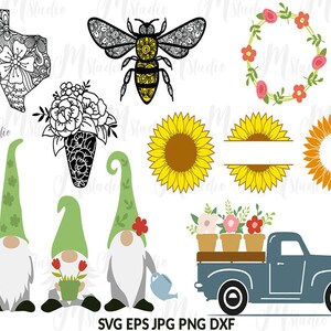 Spring Bundle, Spring Svg, Welcome Spring Svg, Dxf, Png Instant ...