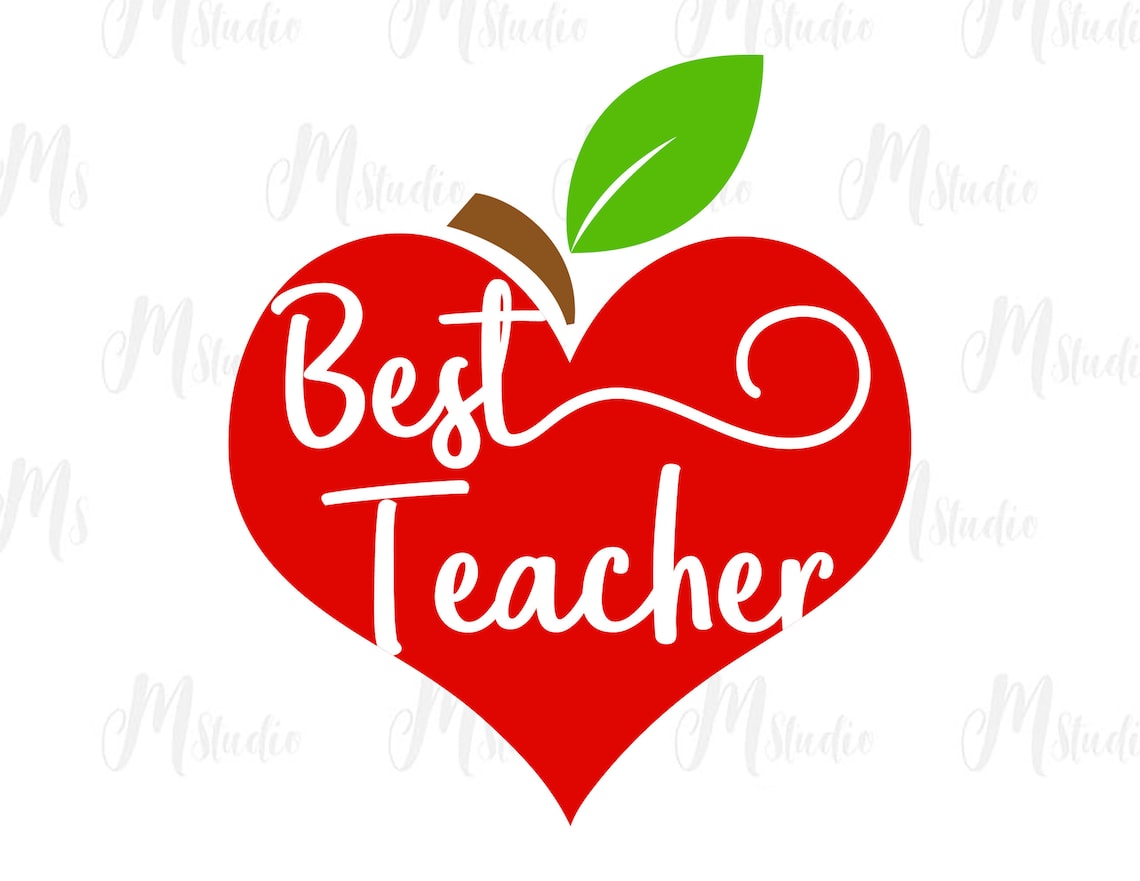 Teacher Svg Love to Teach Teacher Heart SVG School Svg - Etsy