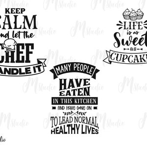 Funny Kitchen Svg Bundle, Funny Kitchen Svg, Cooking Svg, Kitchen Sign ...