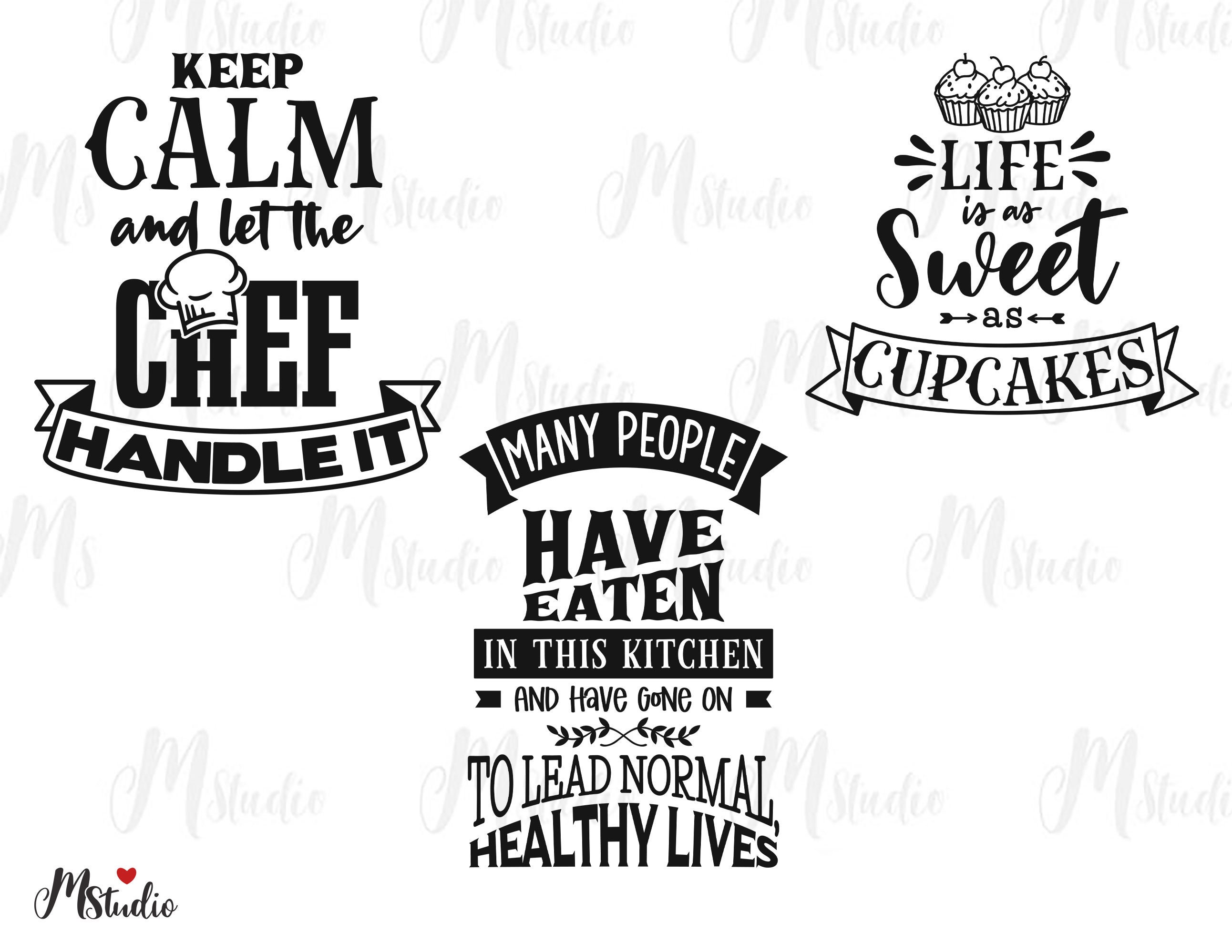 Funny Kitchen Svg Bundle Funny Kitchen Svg Cooking Svg | Etsy