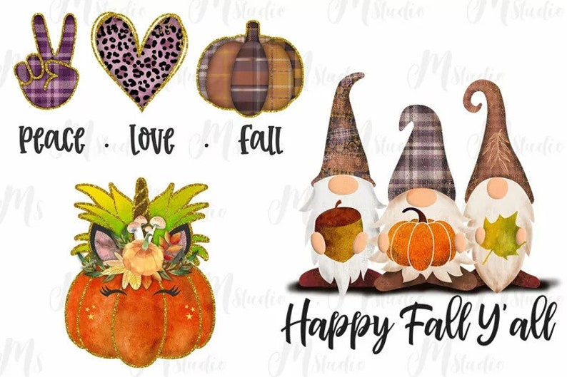 Fall Sublimation Bundle, Fall PNG, Fall Sublimation, Digital File PNG ...