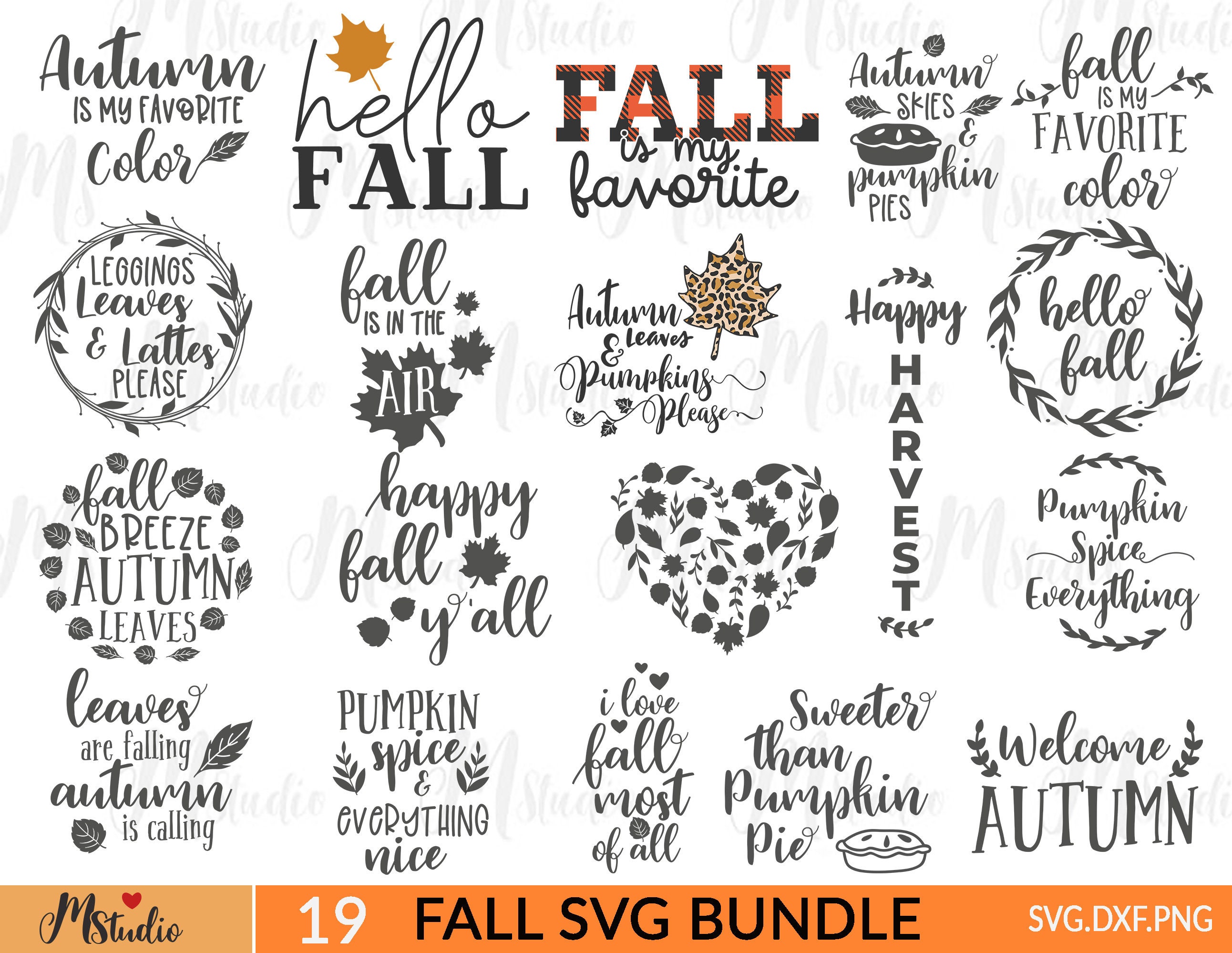 Fall SVG Autumn Svg Fall SVG Bundle Autumn Bundle Svg - Etsy UK