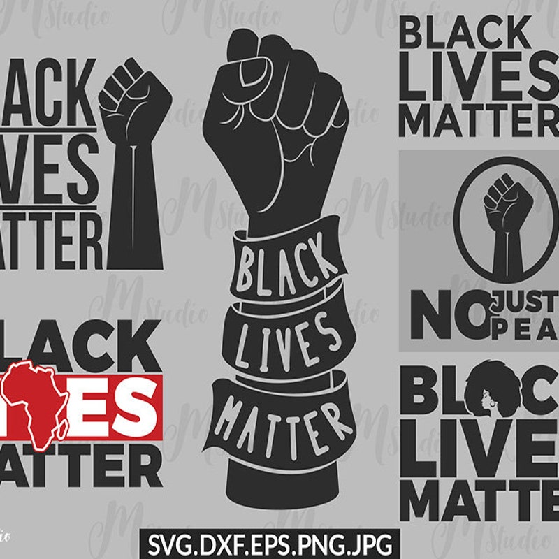 Black Lives Matter Svg - Etsy