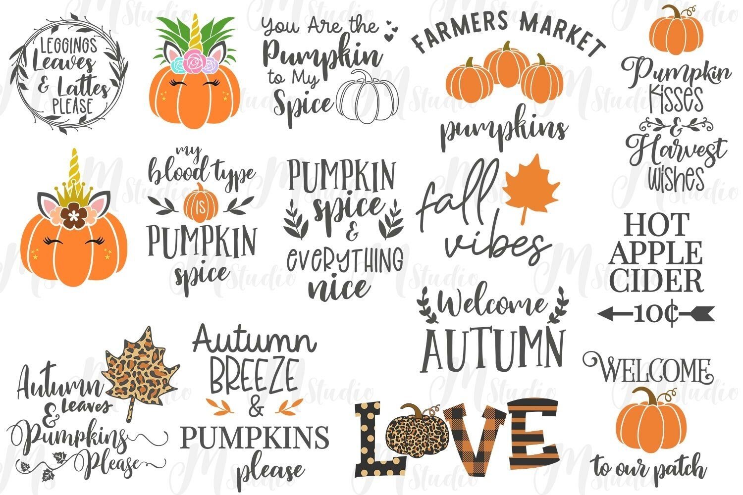 Fall Svg Happy Fall Svg Fall Svg Bundle Autumn Svg Bundle - Etsy