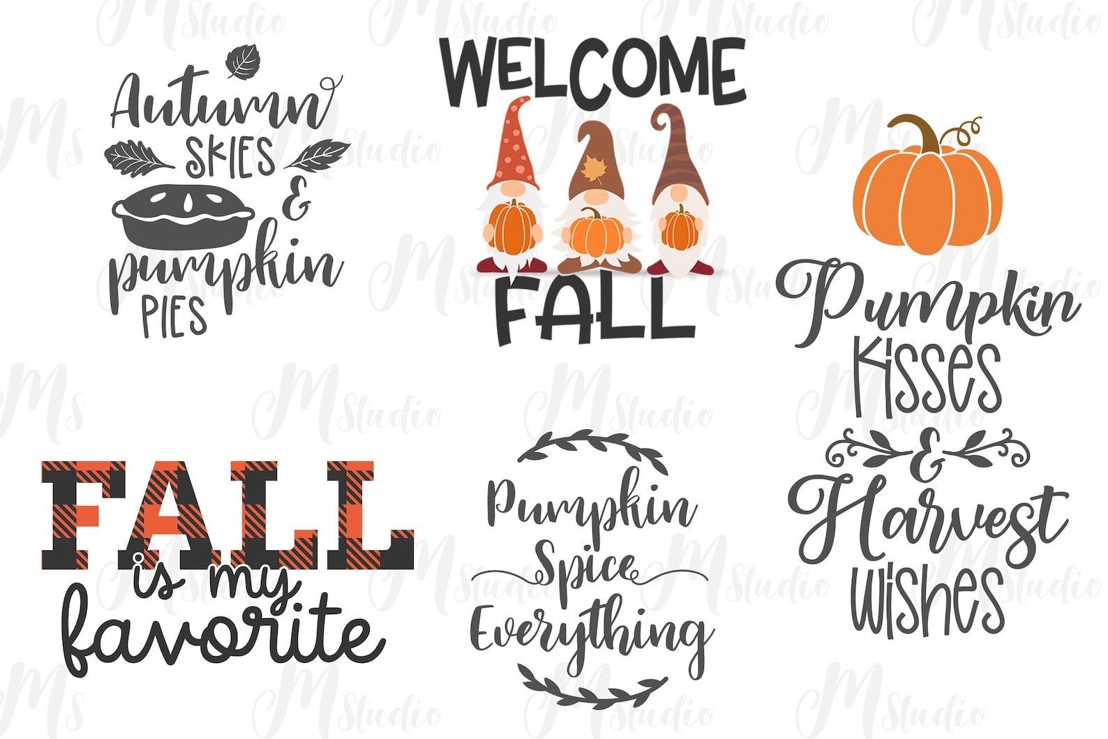 Fall Svg, Happy Fall Svg,fall Svg Bundle, Autumn Svg Bundle. - Etsy
