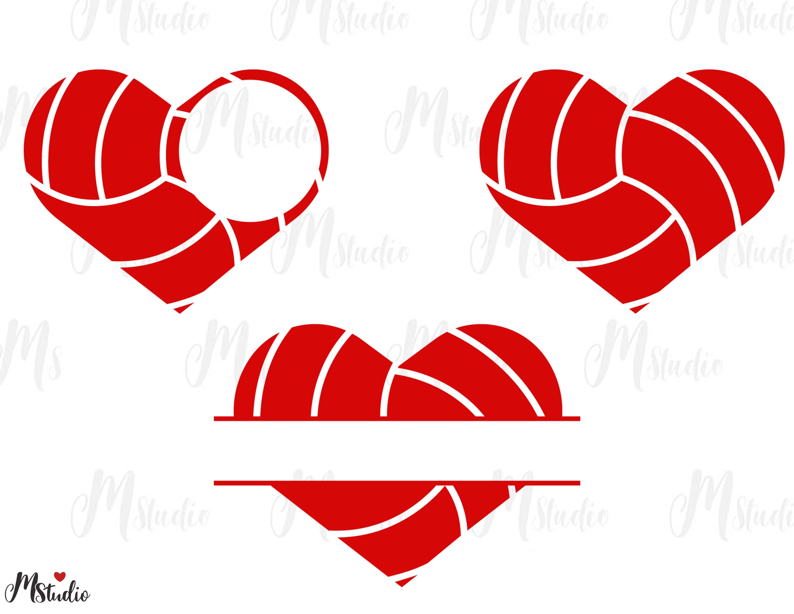 Volleyball Monogram Svg, Split Volleyball, Volleyball Girl, Love ...