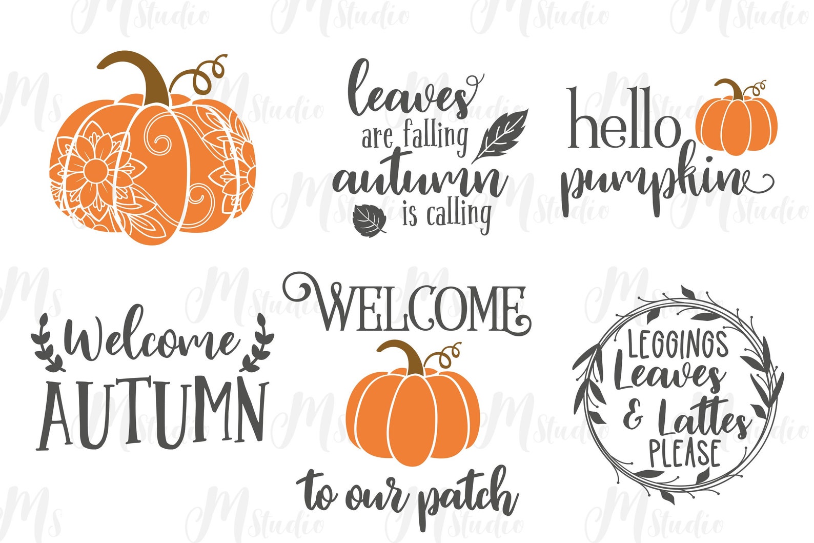 Fall Svg, Happy Fall Svg,fall Svg Bundle, Autumn Svg Bundle. - Etsy