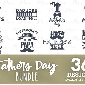 Fathers Day SVG Bundle, Fathers Day SVG, Best Dad, Fanny Fathers Day ...