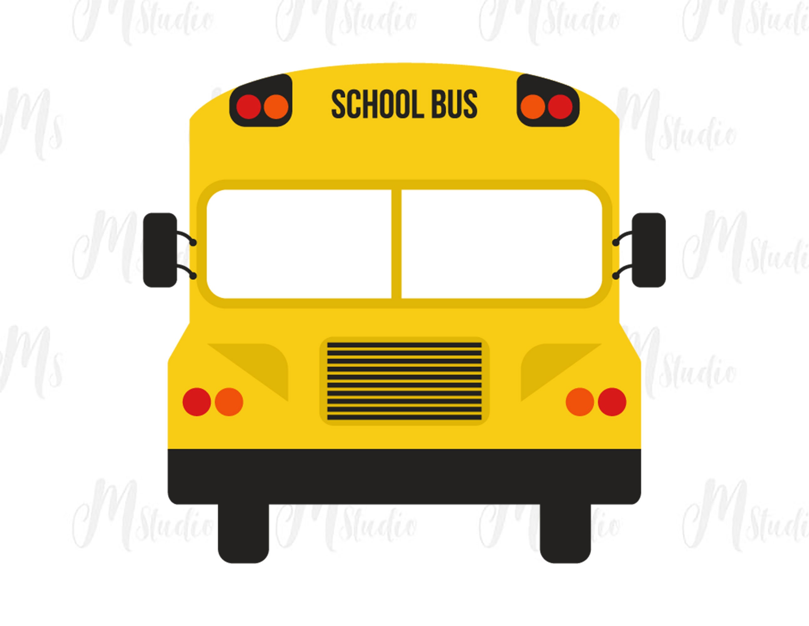 School Bus Svg Back to School Svg School Svg Monogram Svg | Etsy