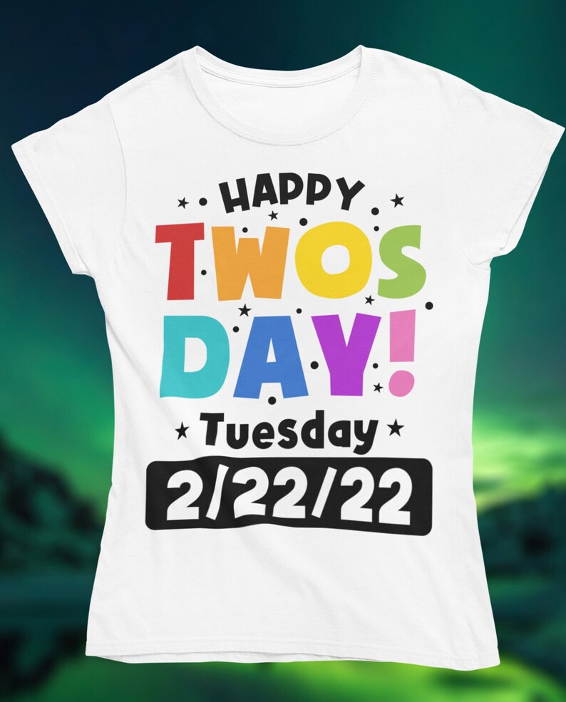 Happy Twosday SVG, Digital Download, Happy Tuesday 2-22-22 SVG ...