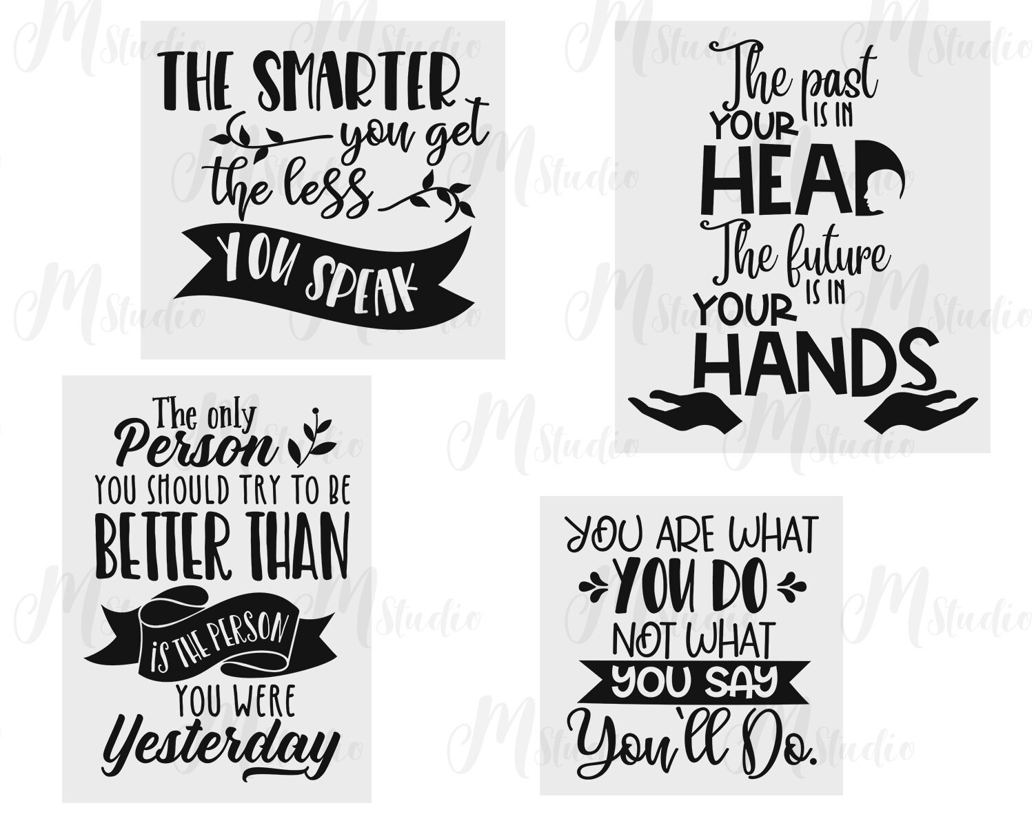 Inspirational Quotes Svg Bundle, for Cricut and Sillouette - Etsy