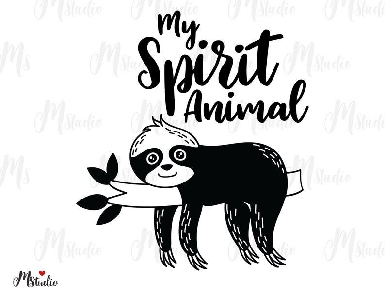 Sloth SVG Bundle Sloth Animal Sloth Monogram Svg Sloth Svg | Etsy
