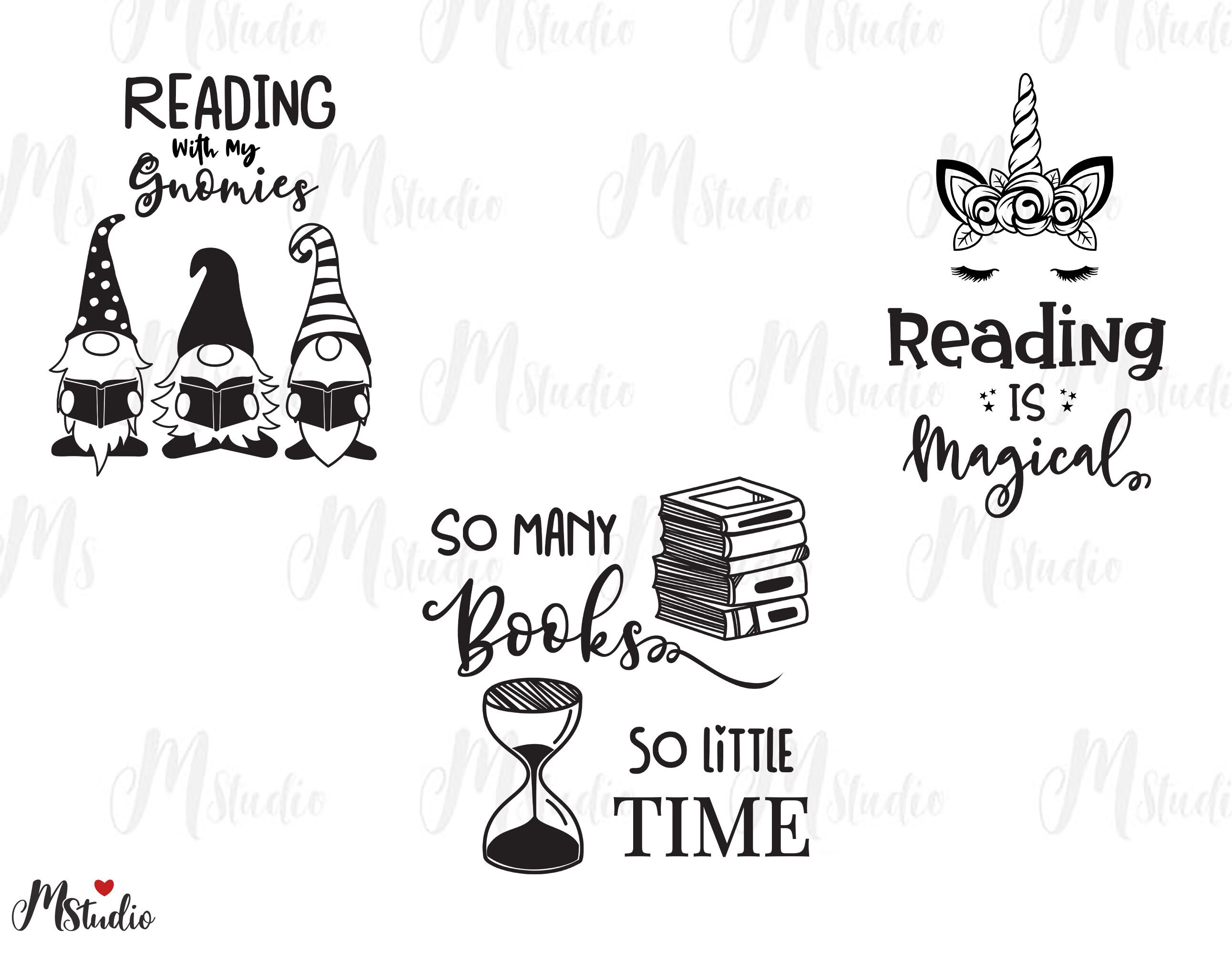 Reading SVG Bundle Book Lover Svg Bundle Book Svg Books SVG - Etsy