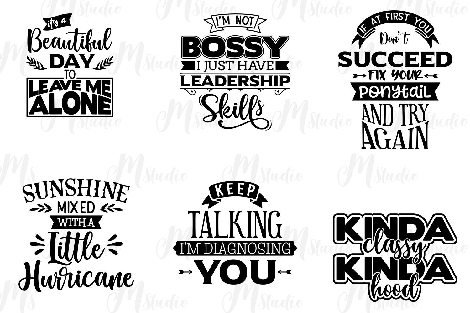 Sarcastic SVG Bundle Funny Svg Bundle Sarcastic Quotes SVG - Etsy