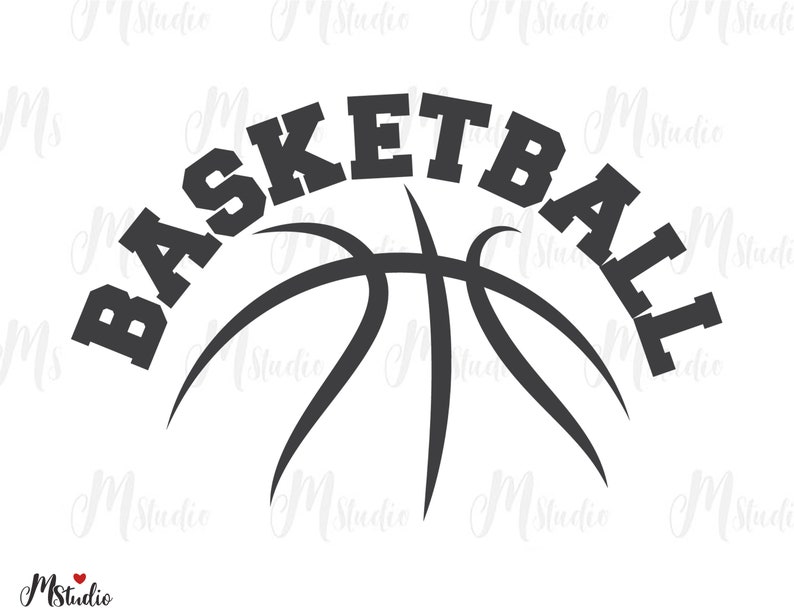 Basketball Monograms Svg Cut File Basketball Svg Basketball - Etsy