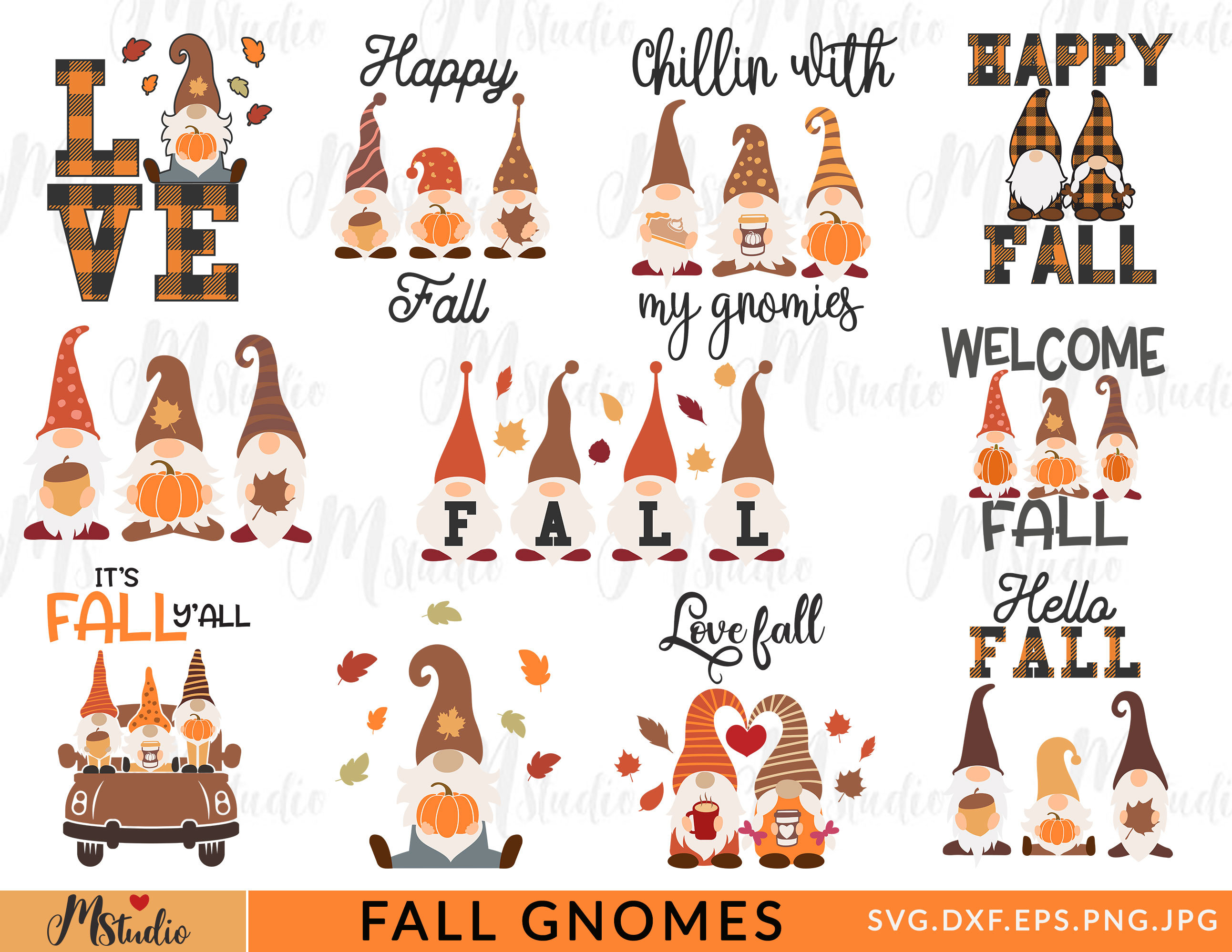 Fall Gnomes SVG Gnomes Autumn Gnomes Svg Fall Svg Kids - Etsy