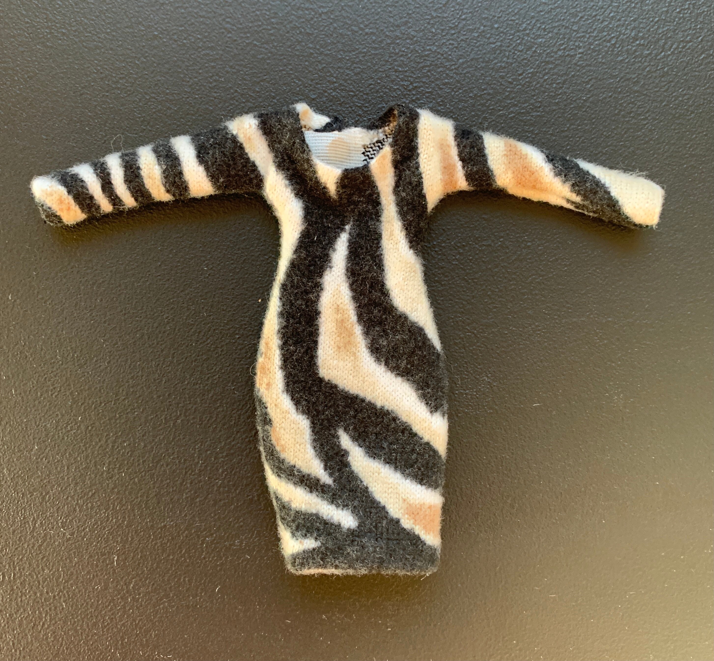 ANIMAL PATTERN DRESS for 1 Inch Scale Doll Miniatures 112 - Etsy