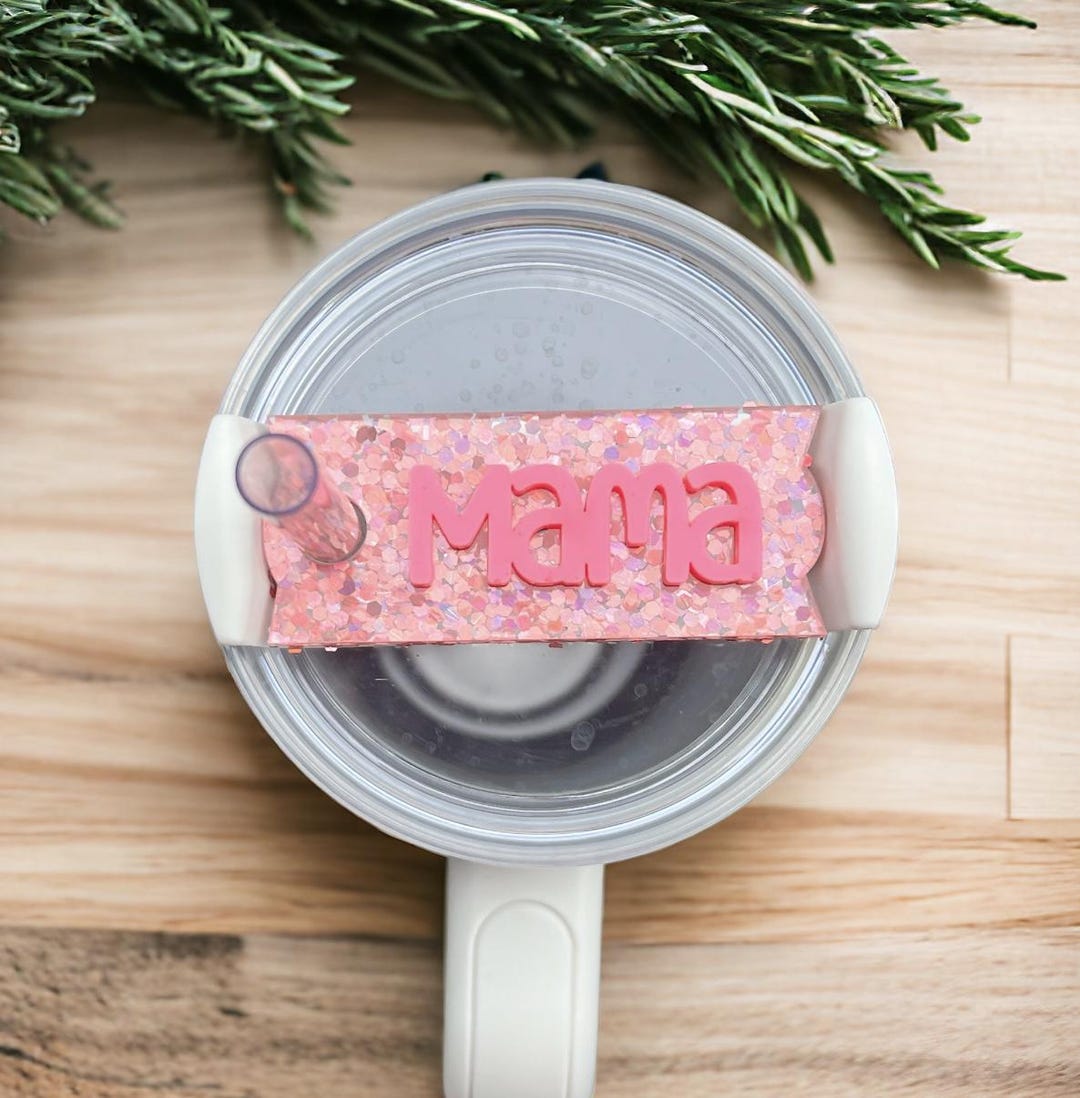 Pink Girly Cup Topper - Etsy