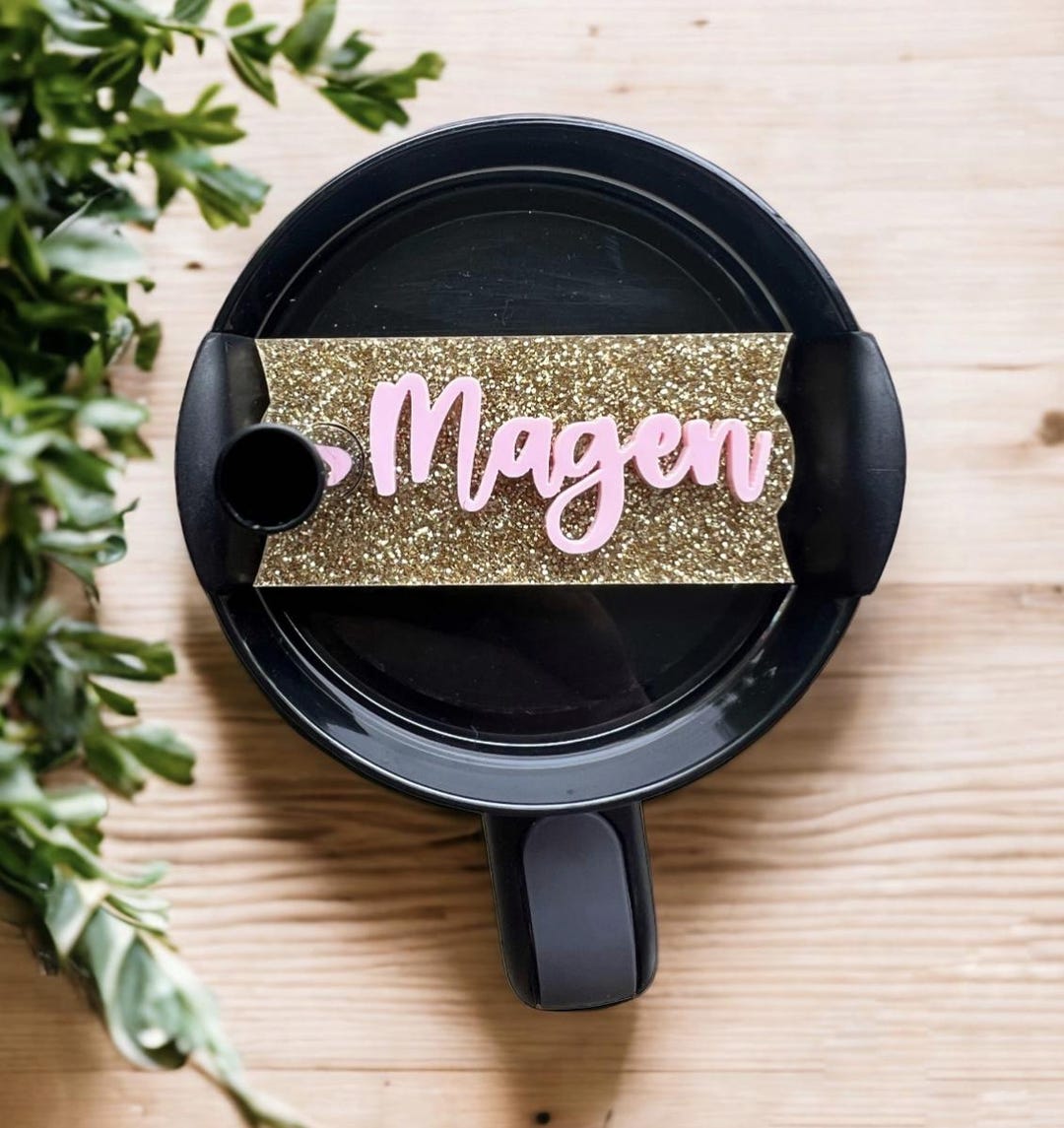 Custom Acrylic Cup Toppers - Etsy