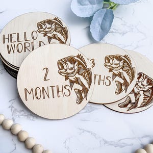 Bass Baby Milestone Set - Etsy