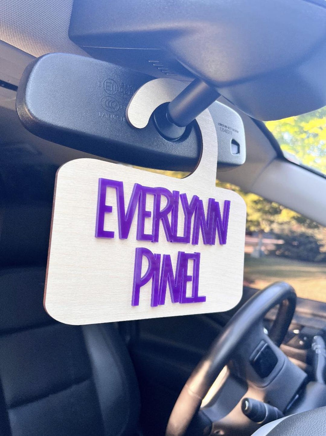 Car Rider Name Sign - Etsy