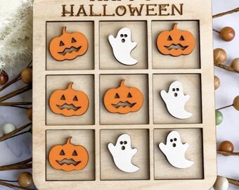Halloween Tic Tac Toe Math - Etsy