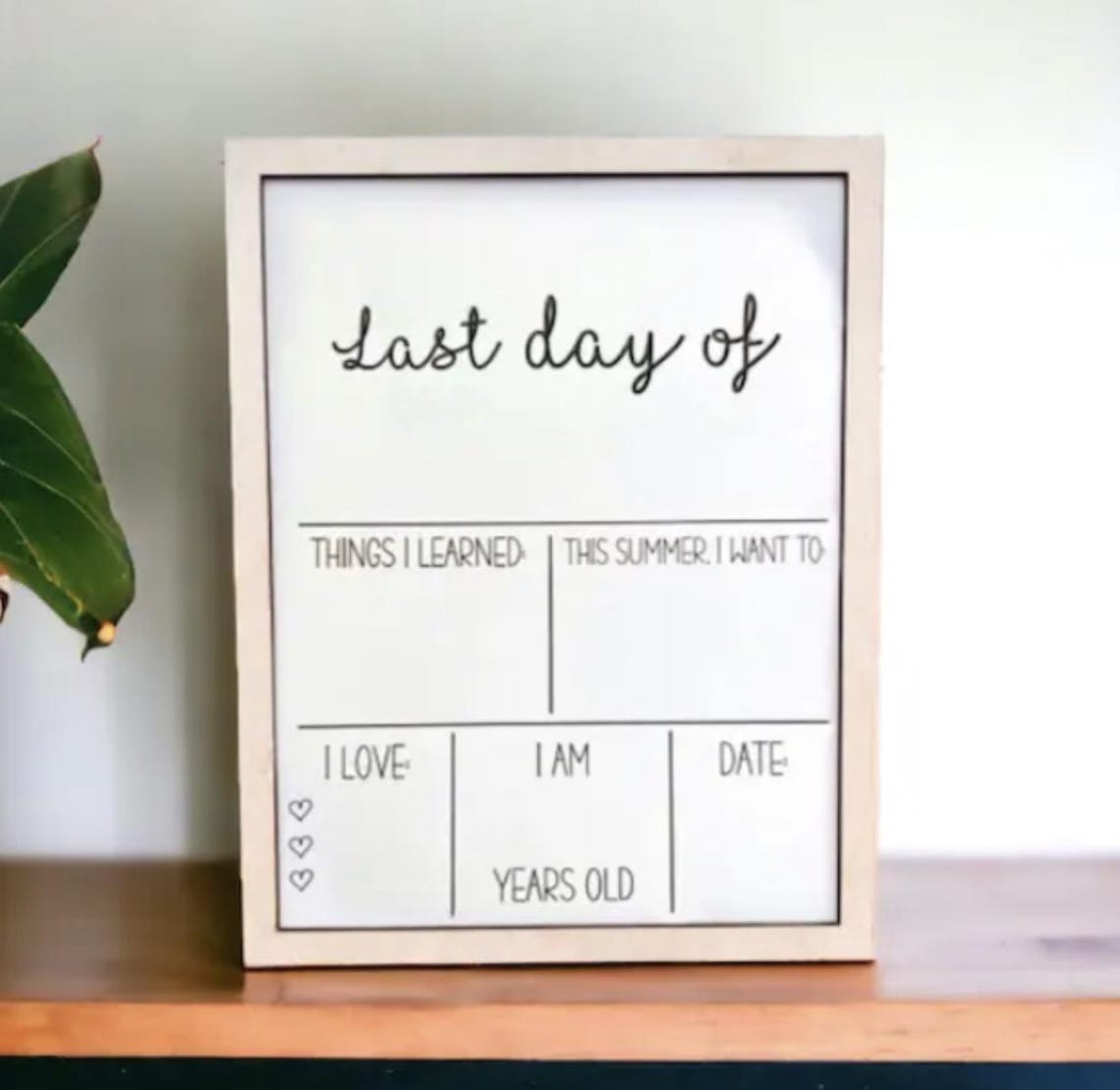 First Day of School Sign Last Day of School Sign - Etsy