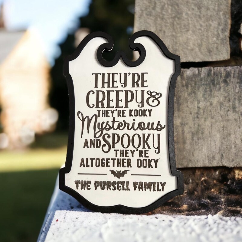 Addams Family Decor - Etsy