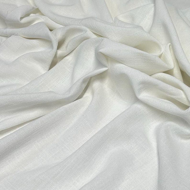 Rayon Linen Blend Soft Woven Fabric by the Yard 240 GSM Pastel #2 - Etsy