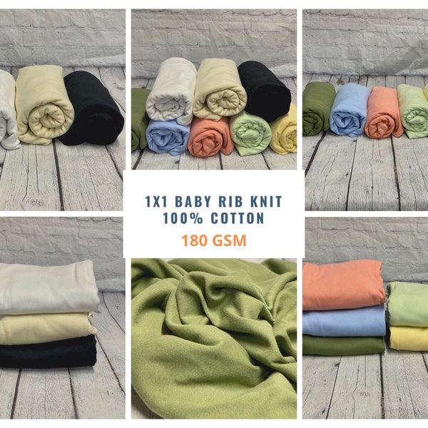 Rib Knit Fabric - Etsy