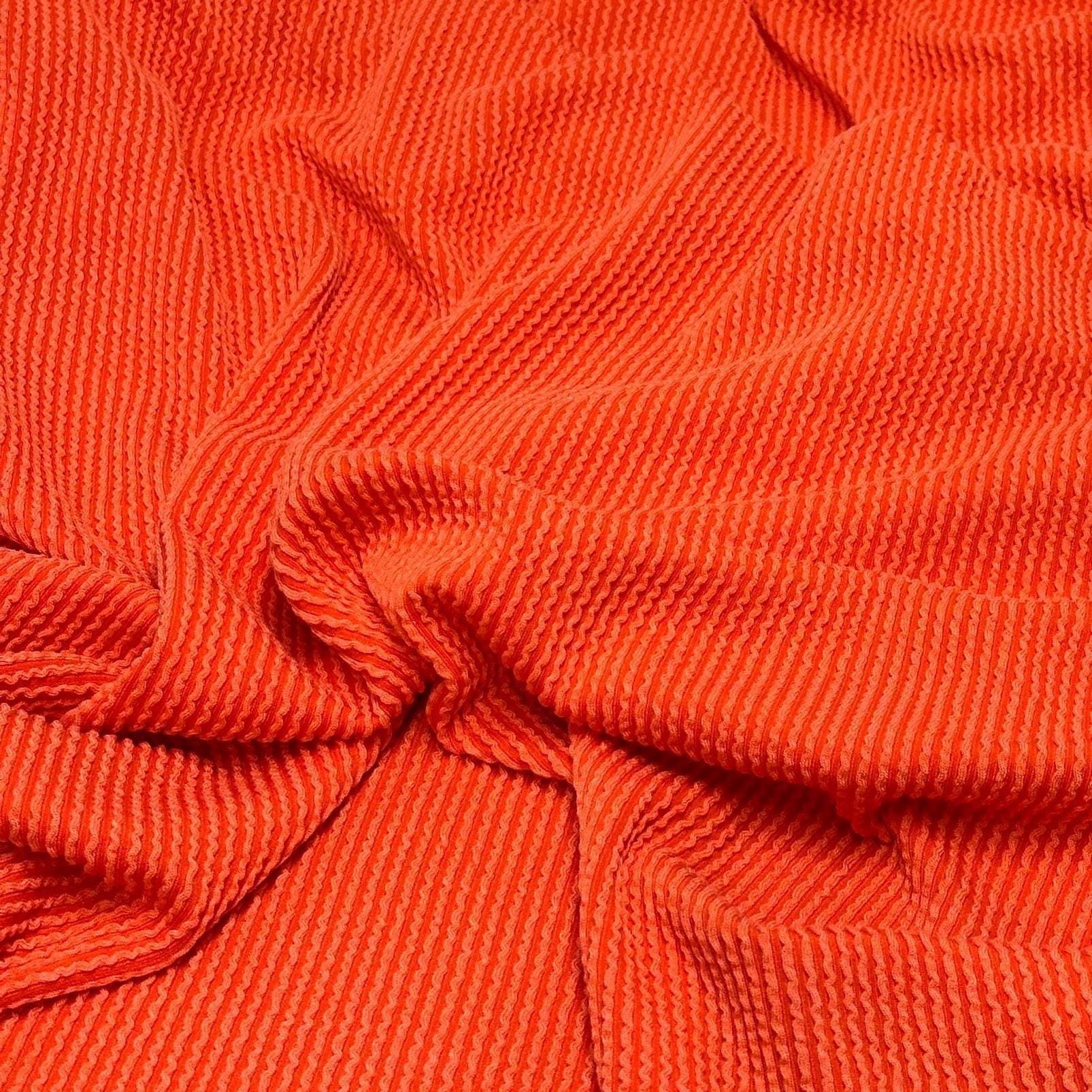 NEW COLORS! Texture Street Rib Wave Knit Spandex Fabric by the Yard ...