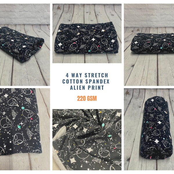 Alien Print Fabric - Etsy