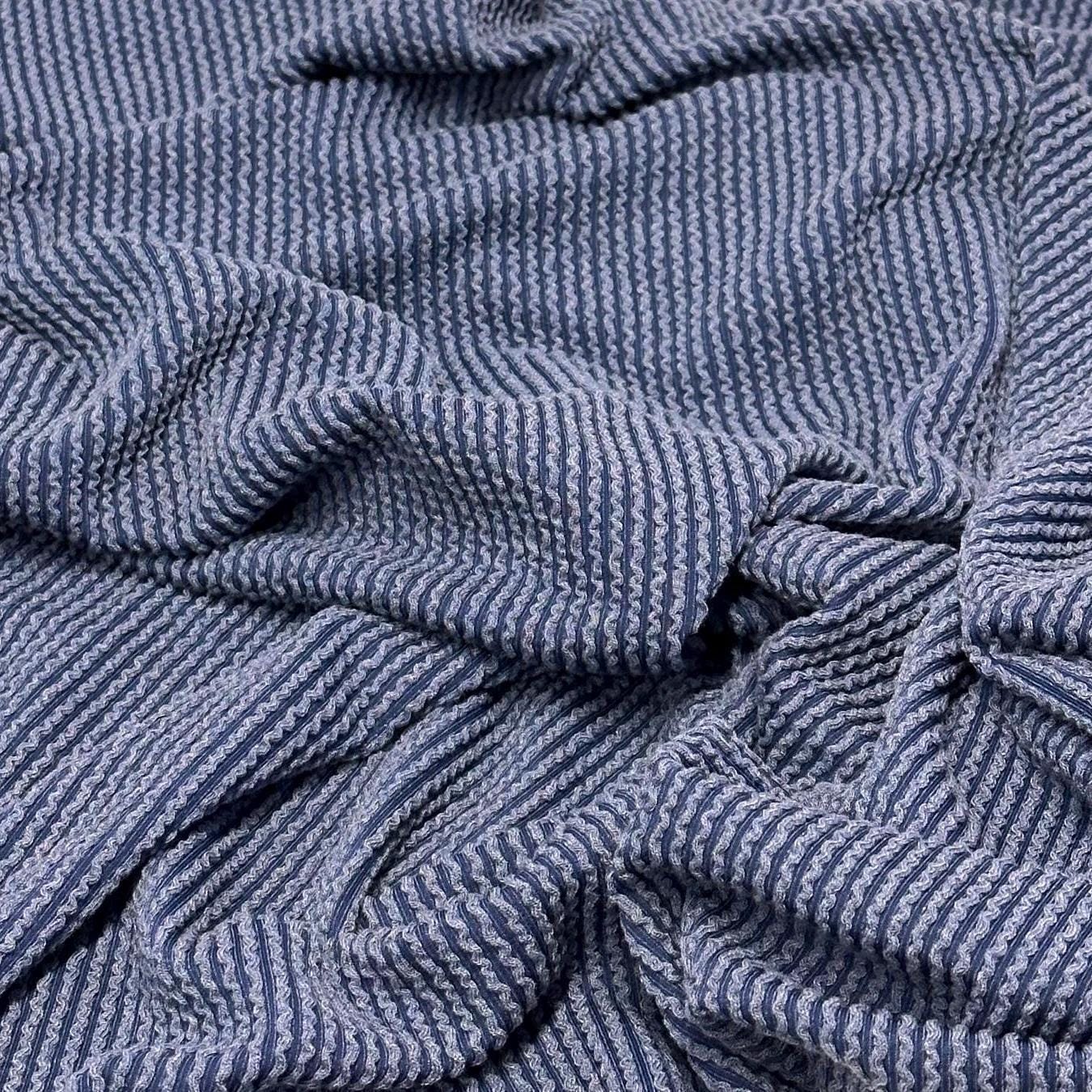 NEW COLORS! Texture Street Rib Wave Knit Spandex Fabric by the Yard ...