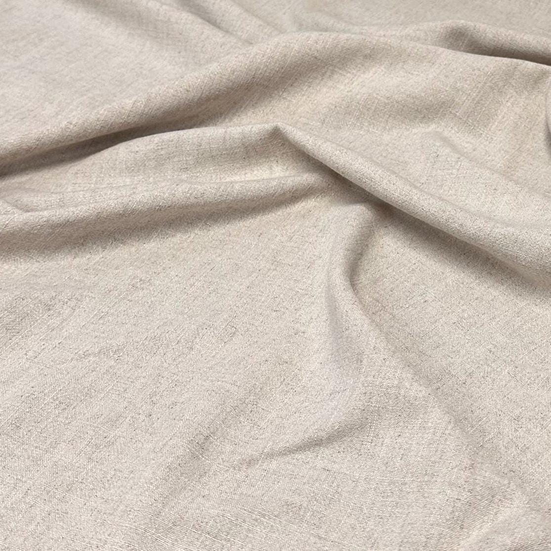 Rayon Linen Blend Soft Woven Fabric by the Yard 240 GSM Pastel #2 - Etsy