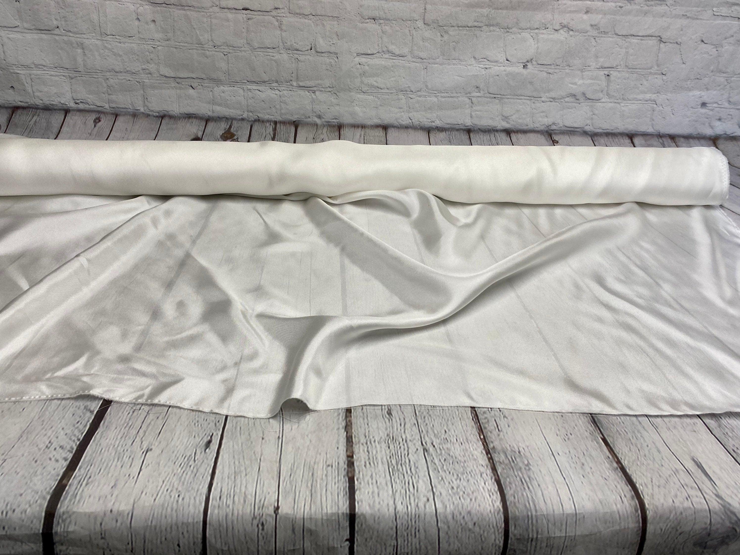 100% Silk Twill Fabric by the Yard off White 45 Inch - Etsy