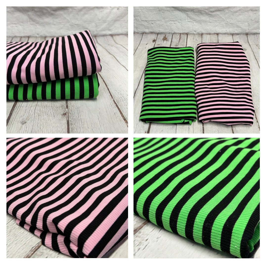 DBP 4x2 Rib Knit Stripe Polyester Fabric by the Yard - Etsy