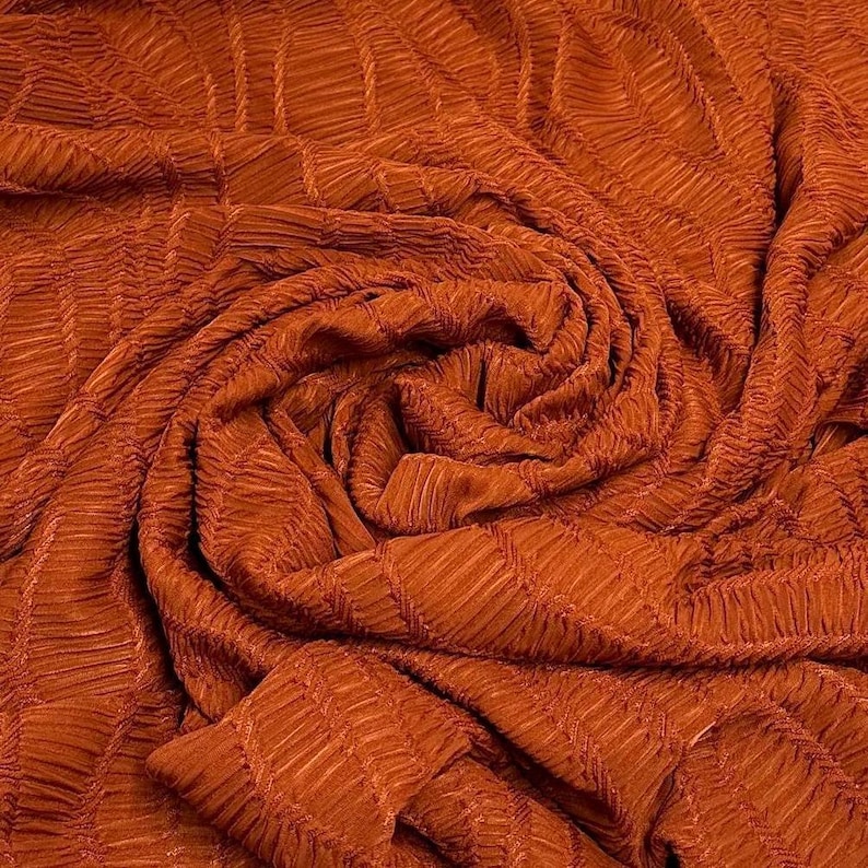 Jacquard Texture Knit Spandex Fabric by the Yard Bubble Knit Spandex ...