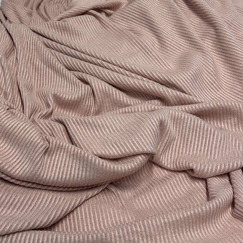 Cashmere 2x2 Rib Knit Feel Premium Sweater Knit Fabric by the Yard ...