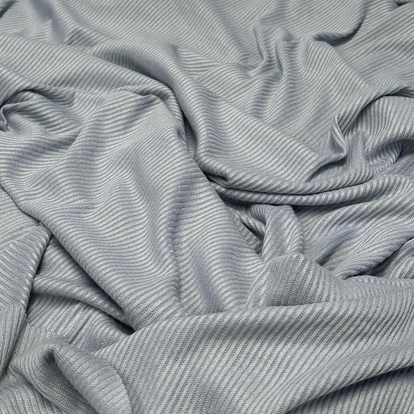 Cashmere 2x2 Rib Knit Feel Premium Sweater Knit Fabric by the Yard ...