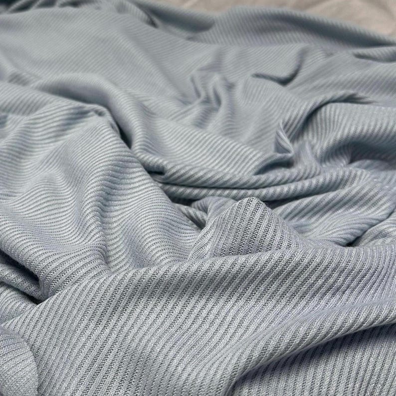 Cashmere 2x2 Rib Knit Feel Premium Sweater Knit Fabric by the Yard ...