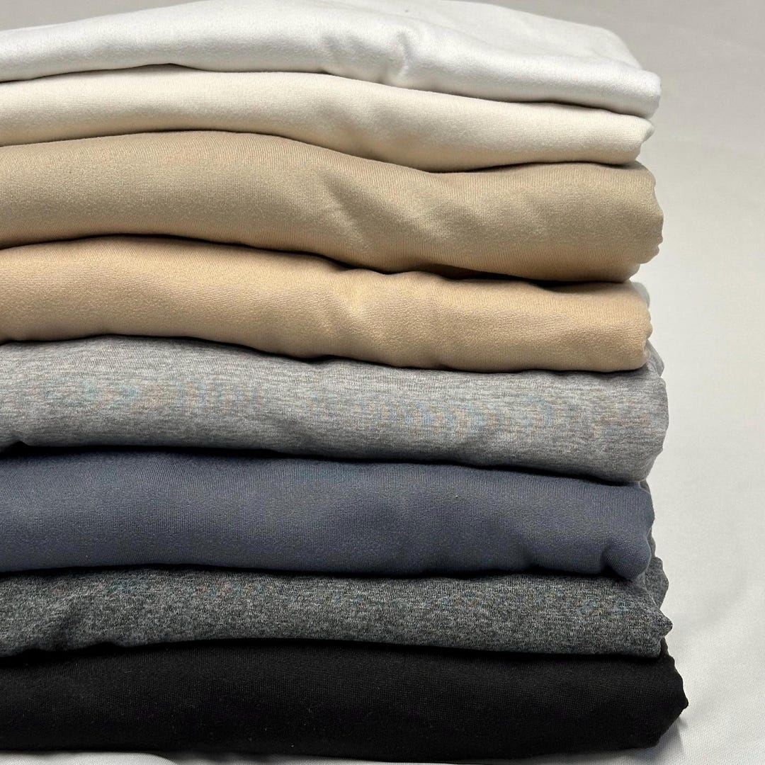 DBP Fabric Double Brushed Poly Fabric by the Yard DBP Jersey Stretchy ...