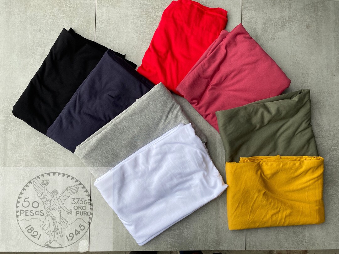 100% Cotton Knit Jersey Fabric for Masks or Shirts Fabric - Etsy