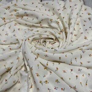 Polyester Wool Dobby Georgette Woven Print Fabric by the Yard Small ...