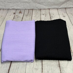 NEW COLORS! Jacquard Crepe Texture Knit Spandex Fabric by the Yard ...